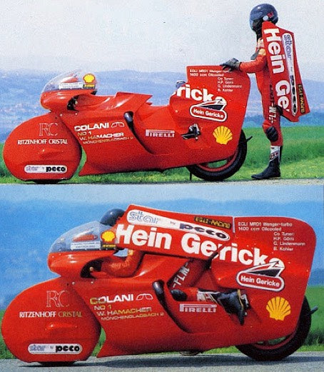 World Record Bike Design by Luigi Colani, 1986 – NeonTalk