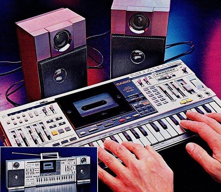 Casio KX-101 Keyboard Boombox – NeonTalk